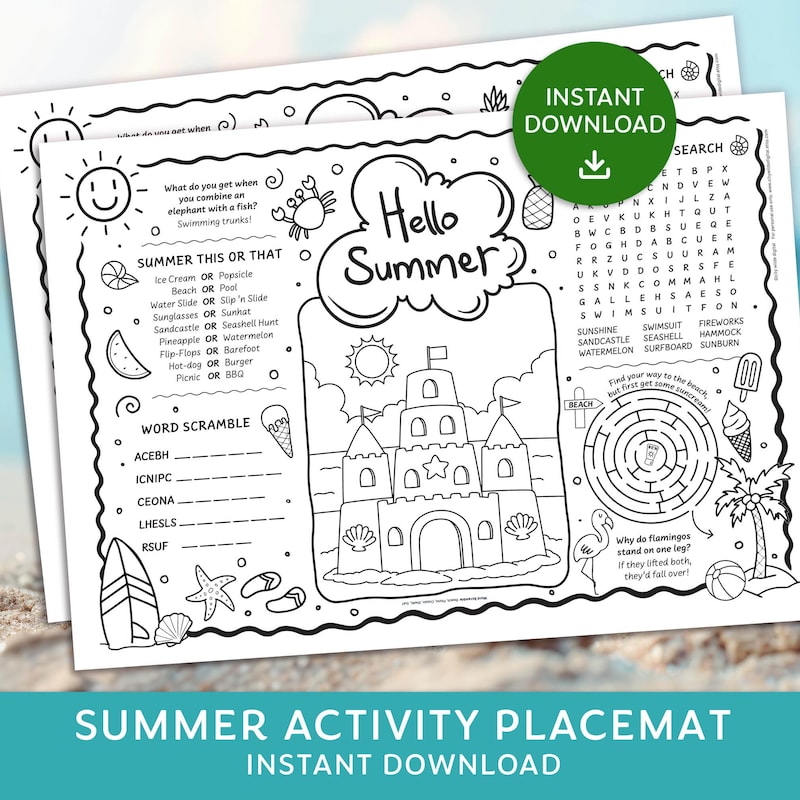 Summer Placemats - Etsy