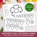 Mothers Day Flower Card, Flower Craft Card for Mom, Printable Mothers ...