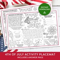 Printable 4th of July Activity Pack for Kids | Origami Fortune Teller ...