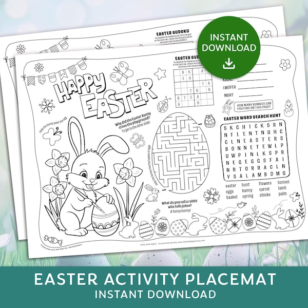 Easter Placemats - Etsy