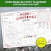 2025 New Years Eve Activity Placemat, New Years Activity Sheet, New ...