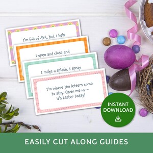 Easter Egg Scavenger Hunt Clues, Printable Easter Egg Hunt With Clues ...