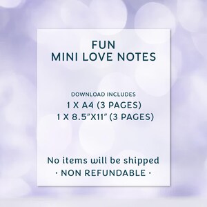 32 Printable Love Notes, Fun Mini Love Notes, Funny Love Letters, Mini ...