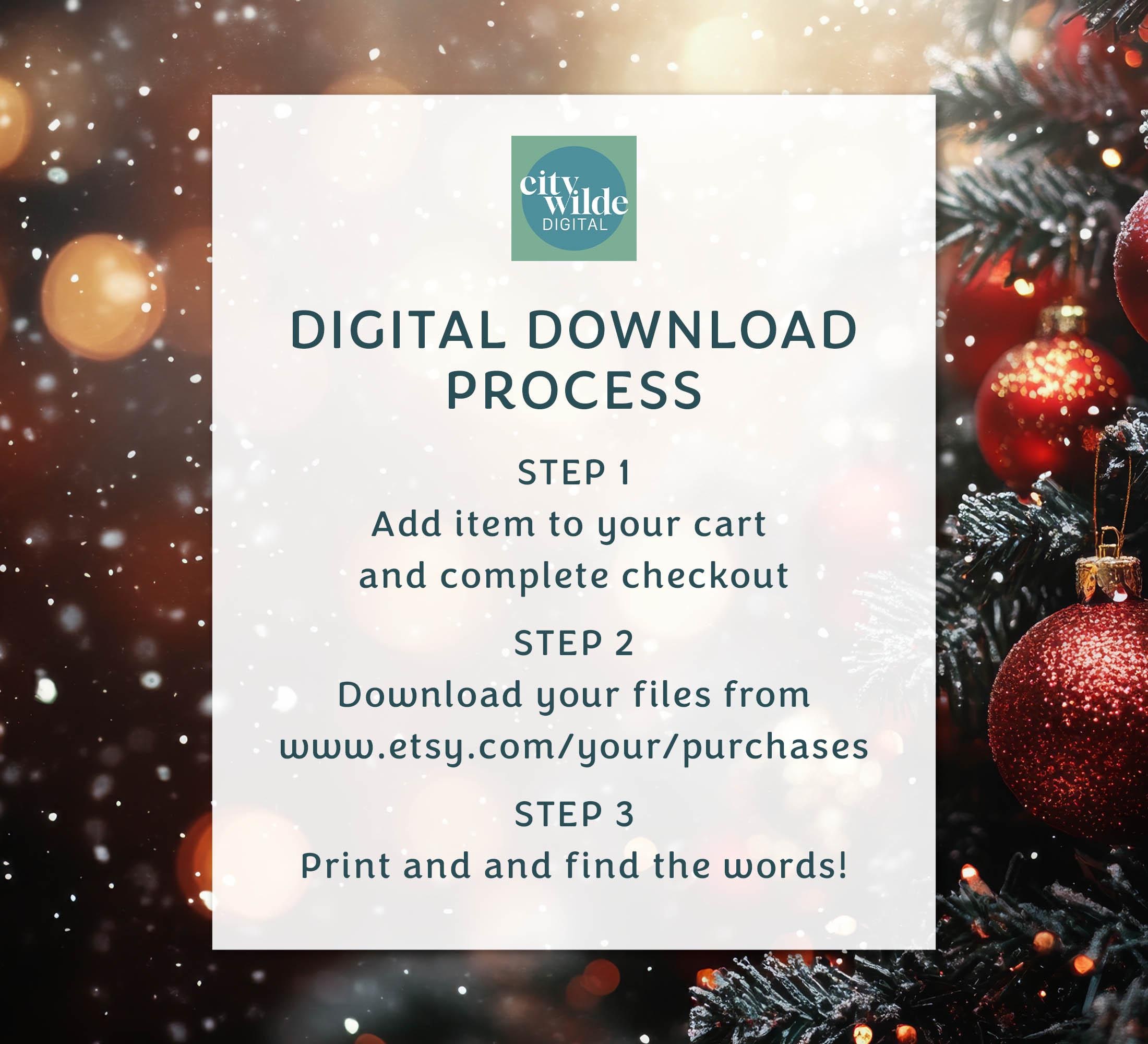 Christmas Word Search Bundle, Christmas Word Games, Festive Word Search ...