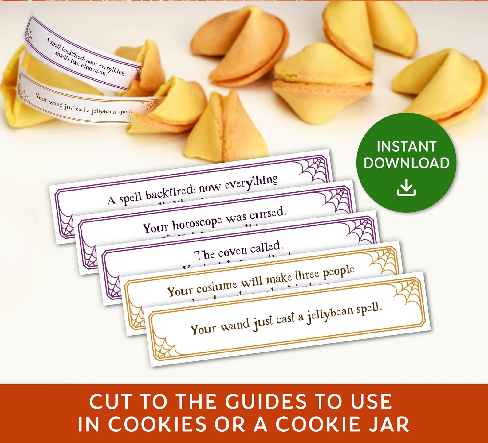 Halloween Fortunes Cookie Message for Kids and Adults, Trick or Treat ...