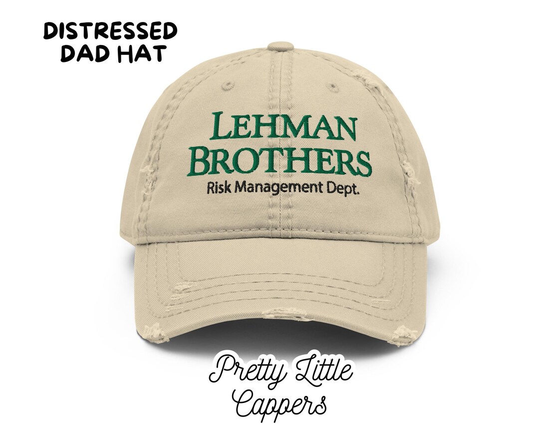 Lehman Brothers Hat - Distressed Dad Hat - Risk Management Department ...