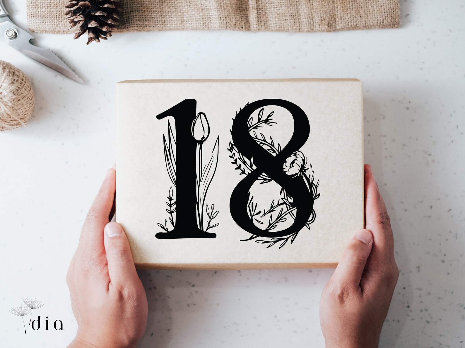 My 18th Birthday Svg L 18th Birthday Number Design L 18th Birthday ...