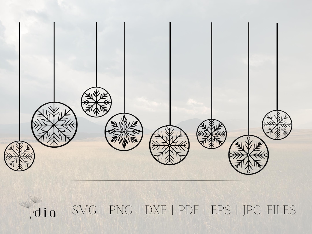 Bauble Svg Bundle Christmas Balls Plotterdatei Weihnachtskarte Svg Bauble Paper Art ...