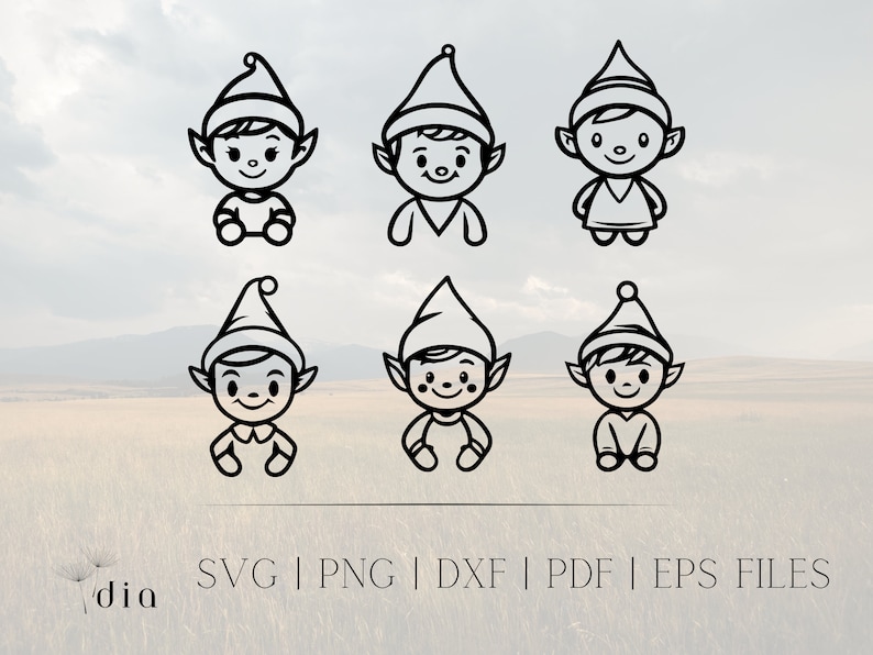 Svg Weihnachten | Elf Design | Elf Clip Art Svg File for Cricut Elf Svg ...