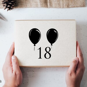 My 18th Birthday Svg L 18th Birthday Number Design L 18th Birthday ...