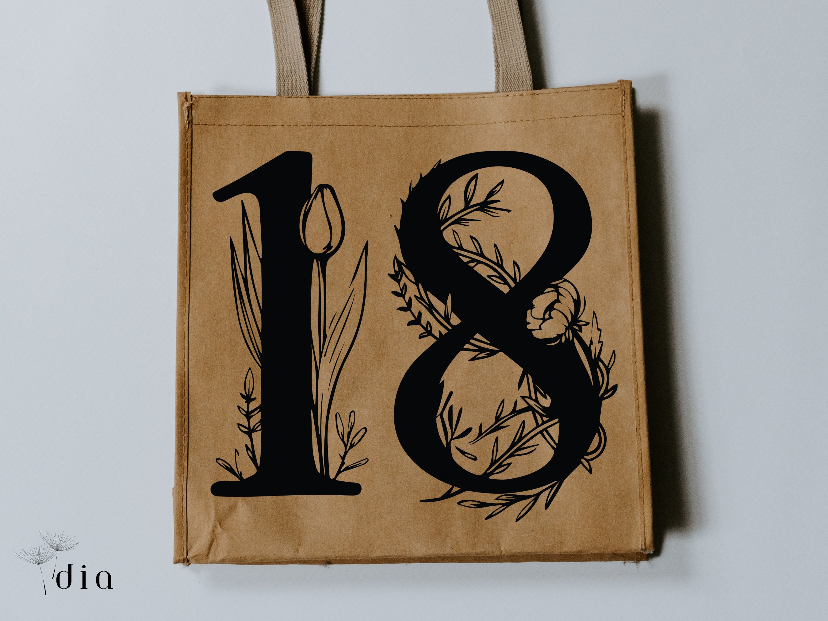 My 18th Birthday Svg L 18th Birthday Number Design L 18th Birthday ...