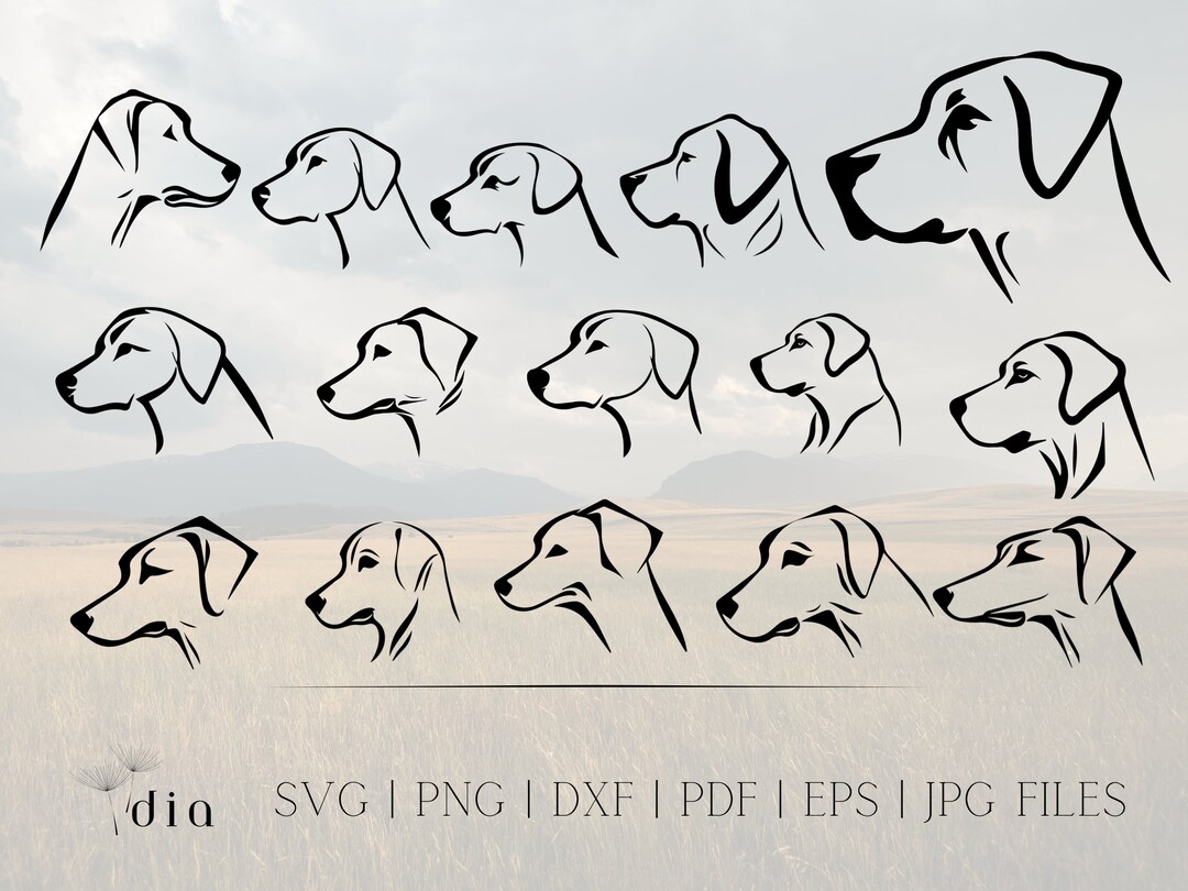 Dog Svg Bundle L Dog Clipart L Animal Svg L Laser Cut Svg L Dog Svg ...