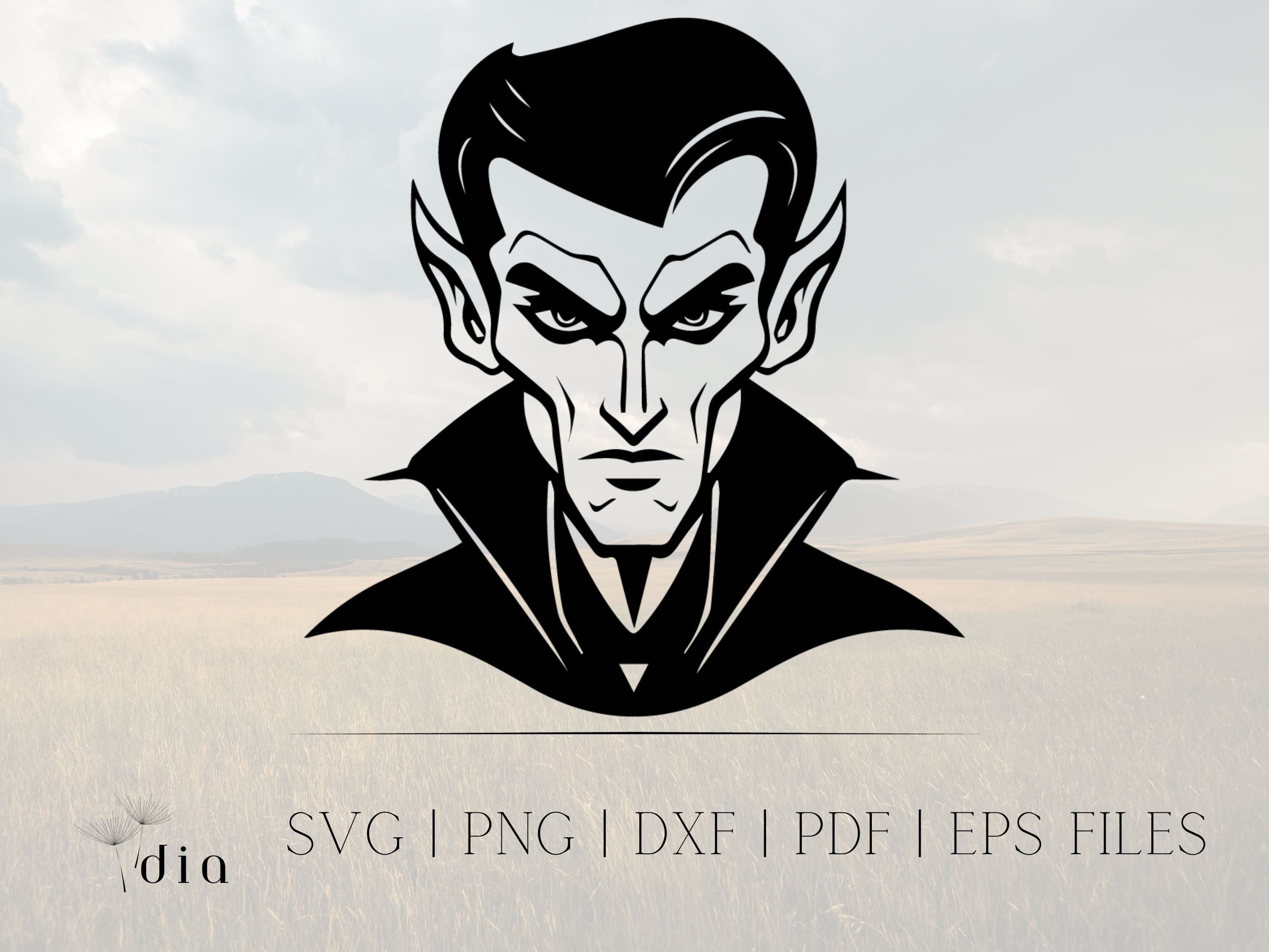 Vampire - Count Dracula | SVG Digital Download | Svg Files for Cricut L ...