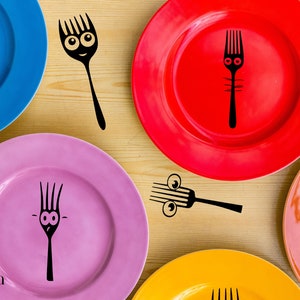 Fun Kitchen Bundle SVG - Quirky Fork Clipart Kitchen Clip Artcartoon ...