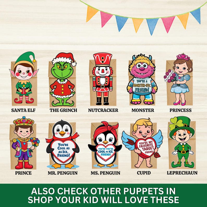 Leprechaun Paper Bag Puppet | St Patrick's Day Activity Craft for Kids ...