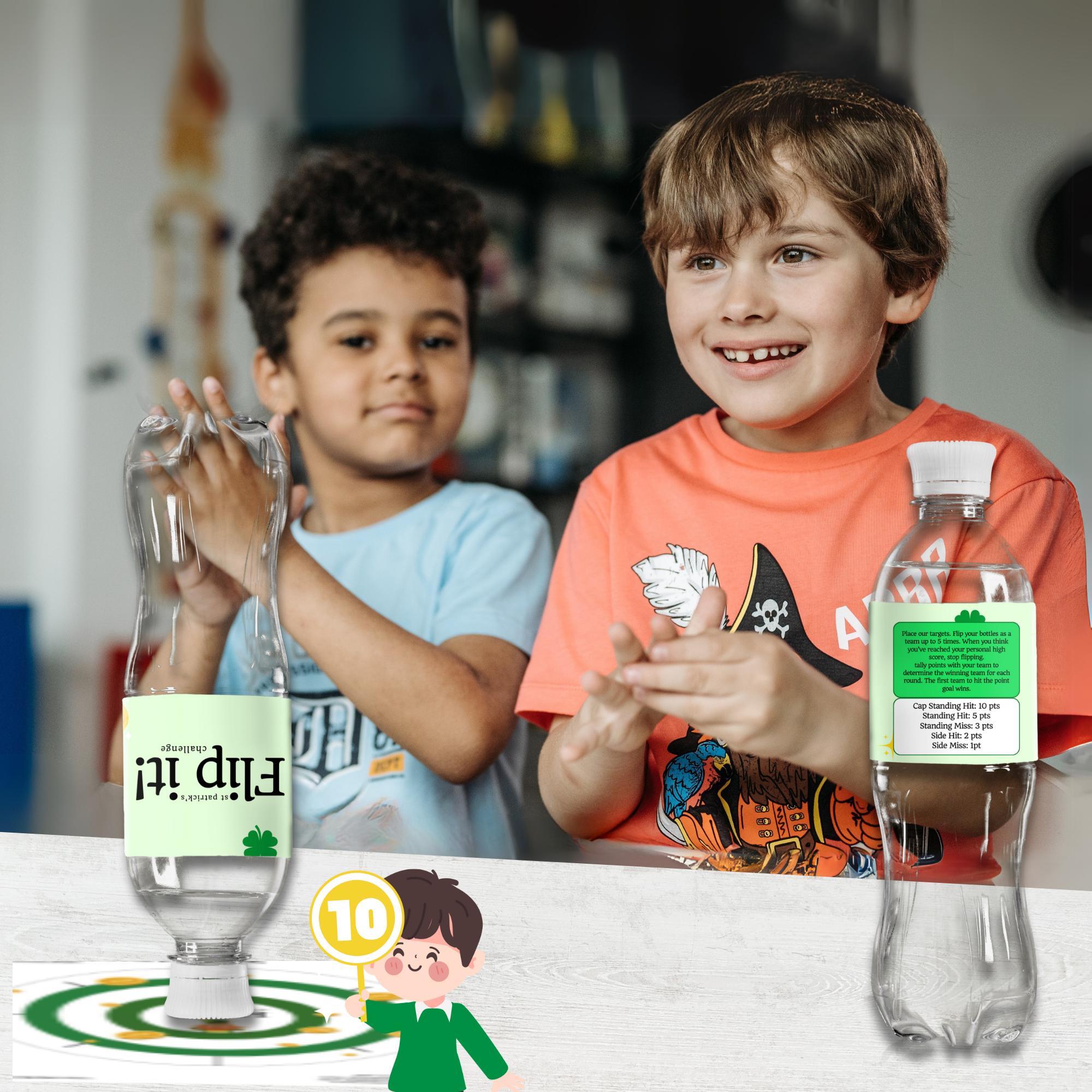 St. Patrick’s Day Bottle Flip Game – Fun Team Building, Office Party ...