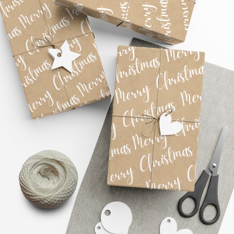 14 Christmas Gift Wrapping Paper Patterns, Printable Retro Wraps With ...