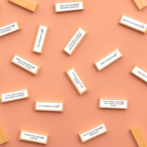 Kids Halloween Jenga Party Game, Printable DIY Stickers for Wooden ...