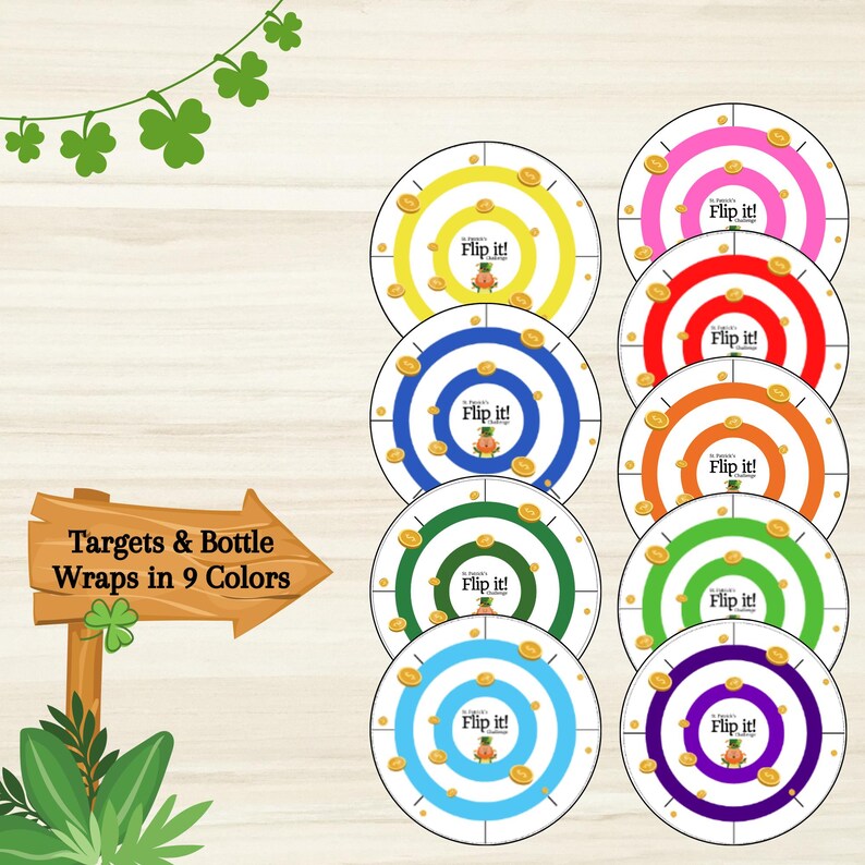 St. Patrick’s Day Bottle Flip Game – Fun Team Building, Office Party ...