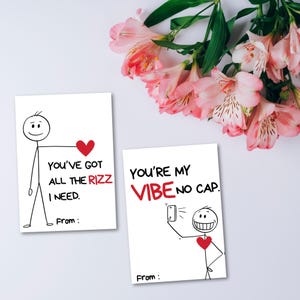 Slang Kids Valentine's Day Cards, Funny Printable Classroom Valentine ...