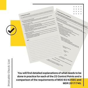 Check List for MDR 2017/745 - Etsy