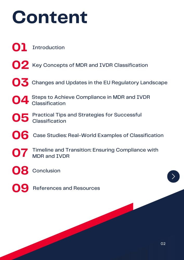 MDR & IVDR Classification Roadmap Understanding the Changes in the EU ...