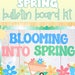 Spring Bulletin Board Kit | English, French & Spanish Quotes - Etsy