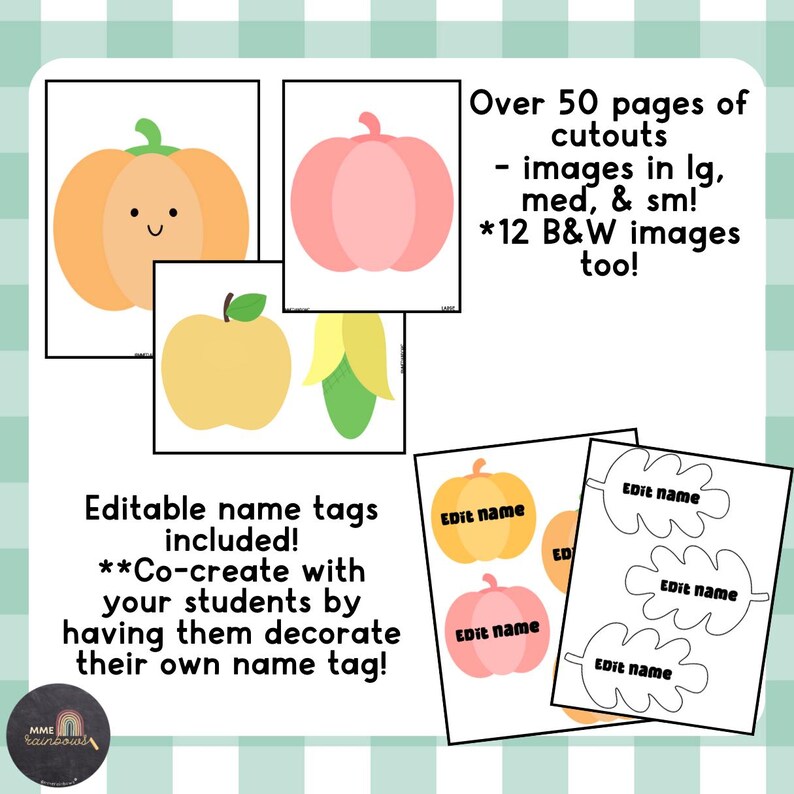 Fall/autumn Bulletin Board, Door Decor | Classroom Decor | Editable - Etsy