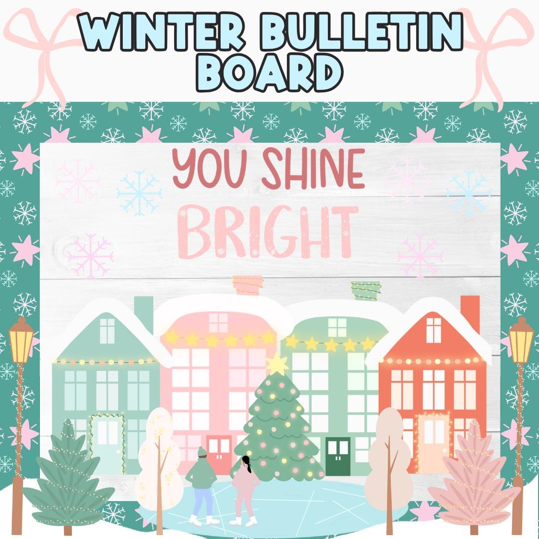 Winter Wonderland Bulletin Board | Class Decor | Editable Quotes | Eng ...