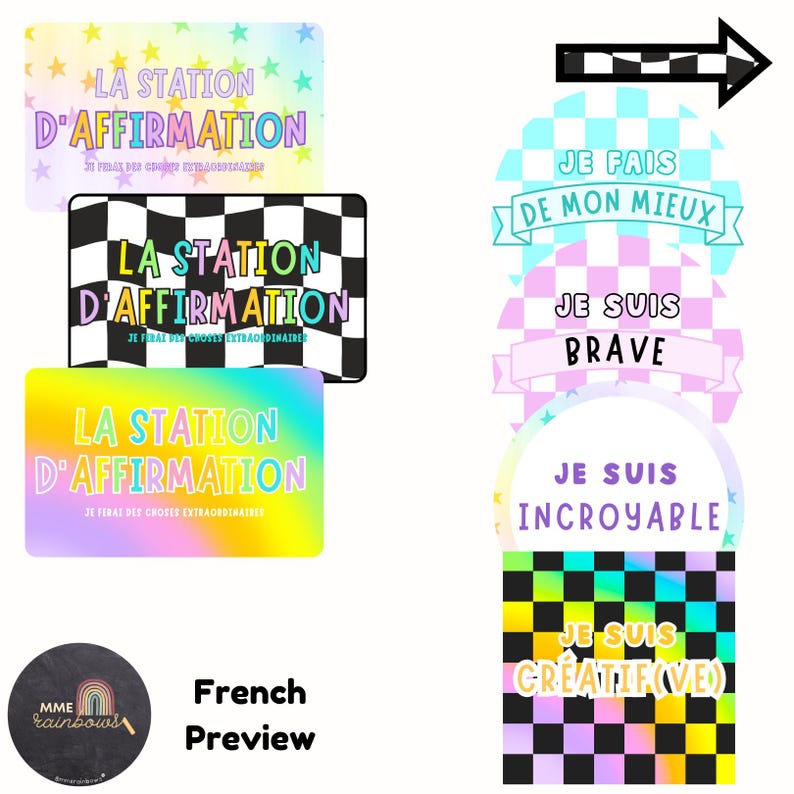 Affirmation Station | English, French & Spanish | Kaleidoscope ...