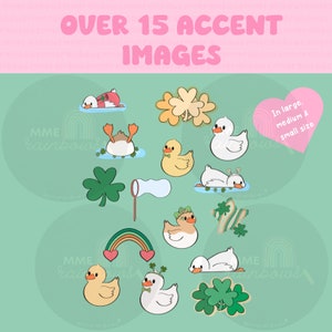 March Lucky Ducky Bulletin Board Kit | St. Patrick's Theme With English ...