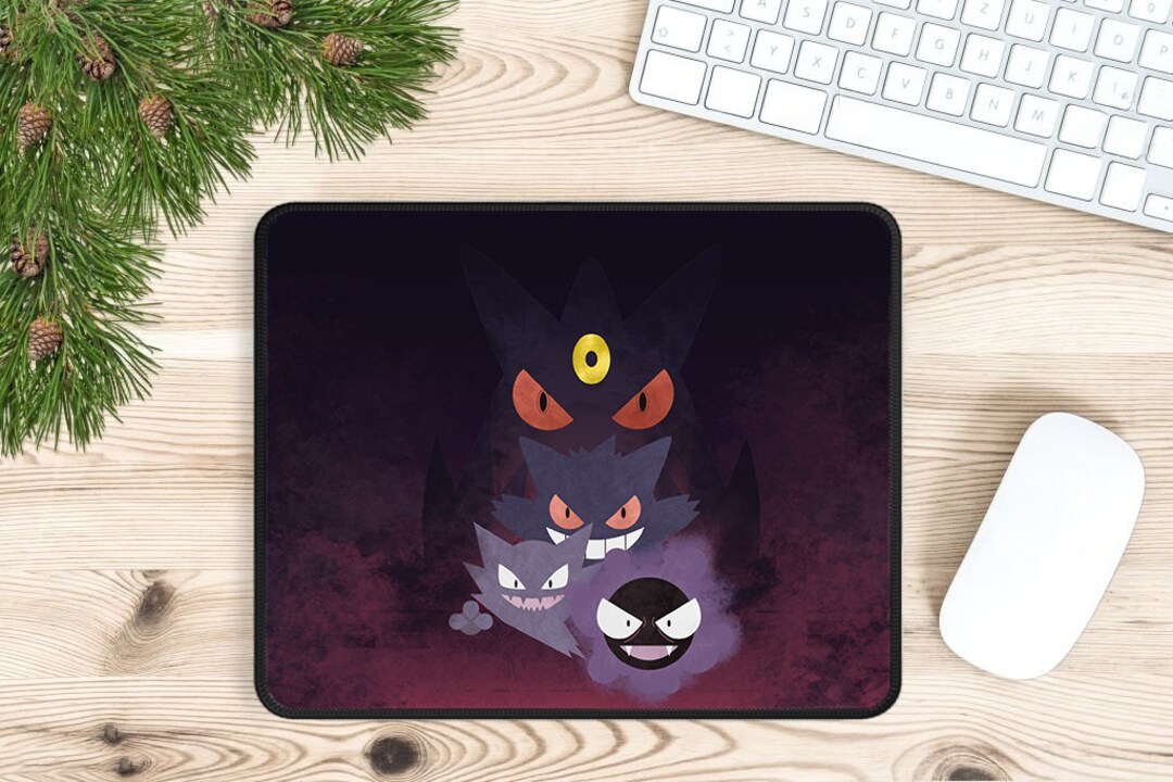 Gengar Evolution Mousepad, Nerd Gifts for Him, Gifts for Nerd Boyfriend ...