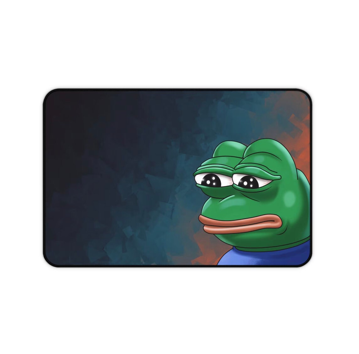 Feels Bad Man Pepe Deskmat Pepe Emote Feels Bad - Etsy