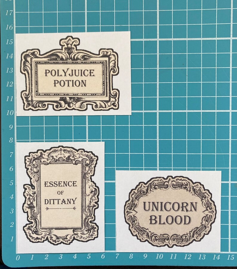 Halloween Potion Bottle Labels Stickers Apothecary Labels Self Adhesive ...