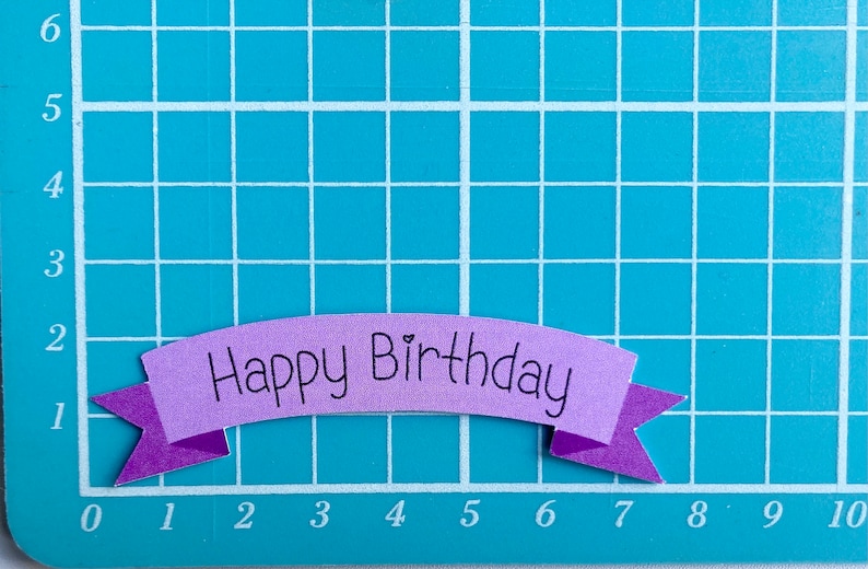 Mixed Happy Birthday Card Making Banners Embellishments Sentiments Card ...
