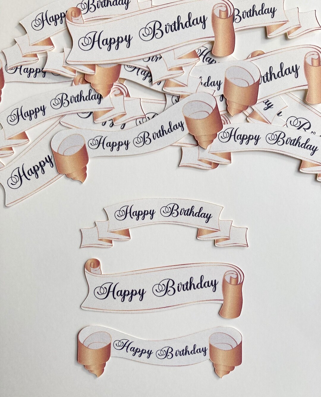 Mixed Happy Birthday Card Making Banners Embellishments Sentiments Card ...