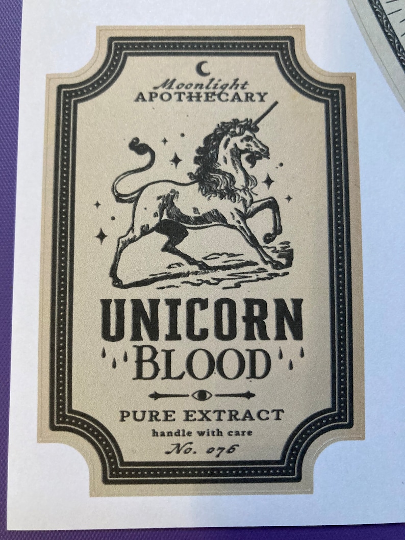 Halloween Potion Bottles Labels Stickers Halloween Apothecary Labels ...