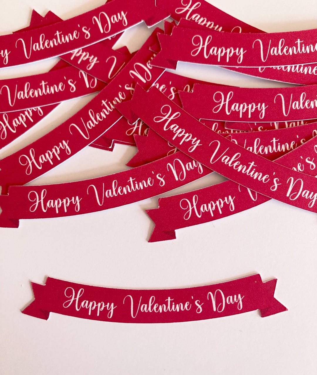 30 Valentine’s Day Card Making Banners Sentiments Card Toppers Card ...