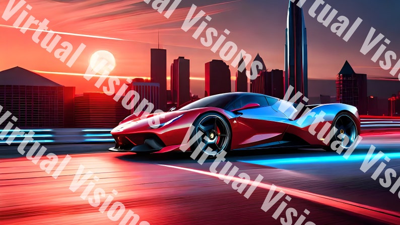 Ferrari SF90 Wall Art Ferrari Poster Ferrari Wall Art 4k - Etsy