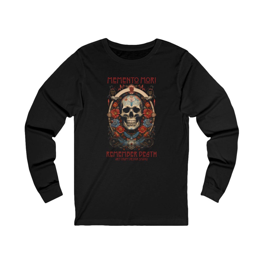 Catholic Clothing T-shirt Memento Mori, Latin for Remember Death ...