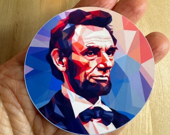 Abraham Lincoln Tags Round Gift Tags Set of 10 - Etsy