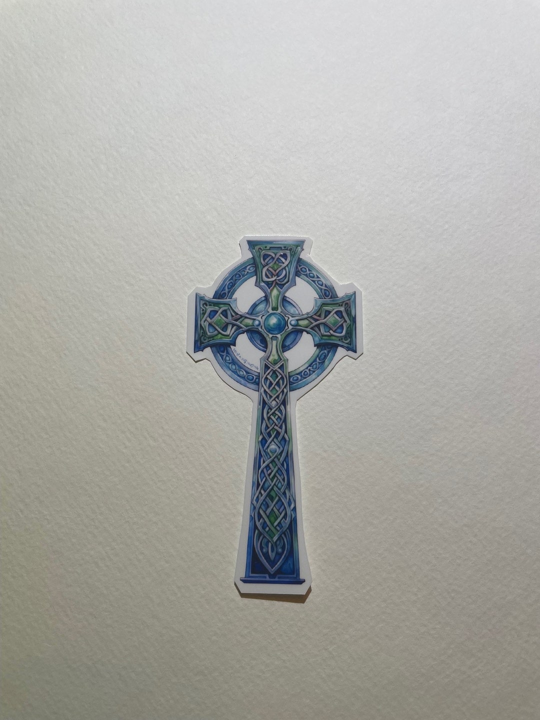Large Celtic Cross Sticker, Catholic Sticker, Christian Sticker, Laptop ...