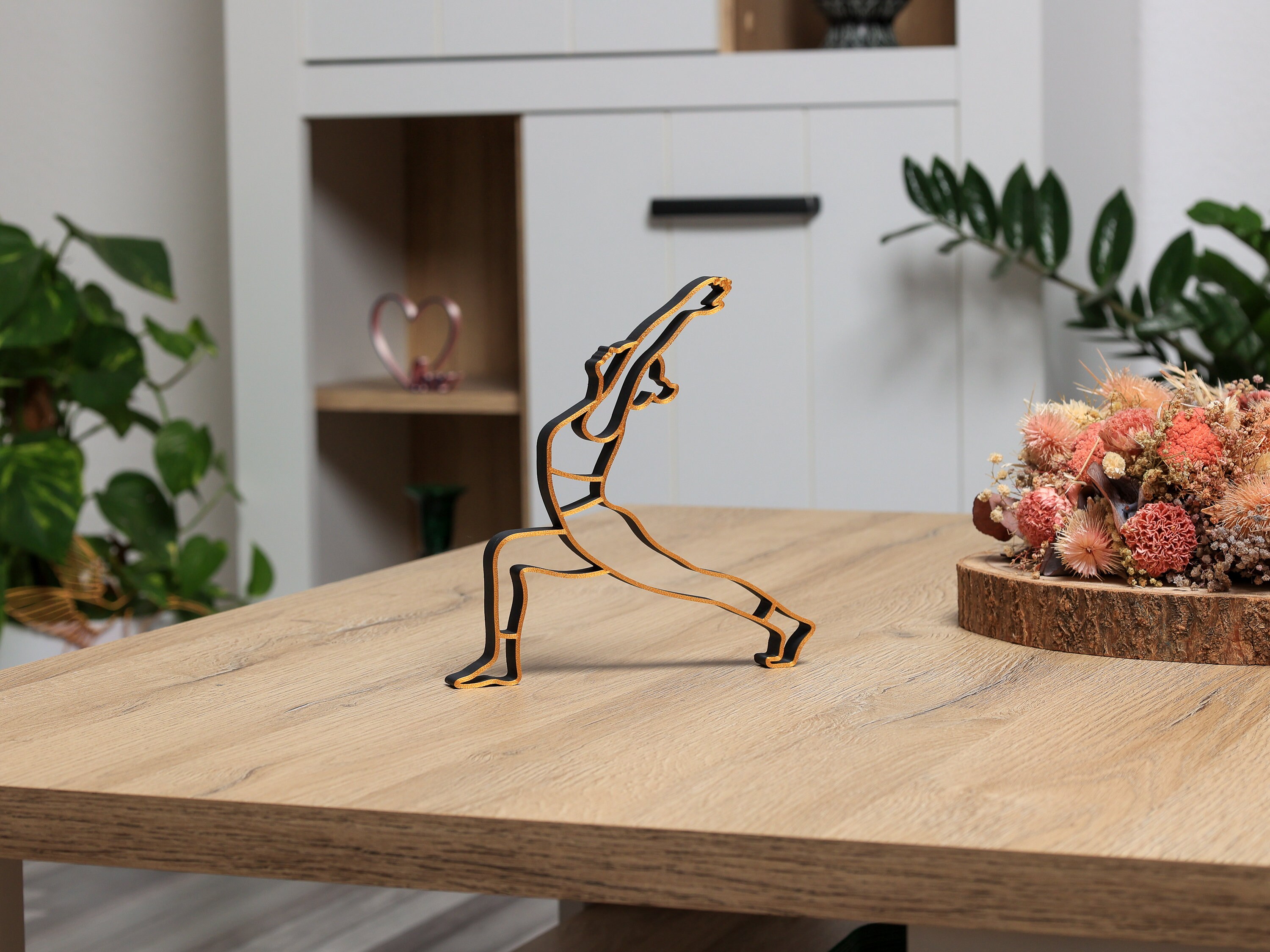 YOGA DECORATIVE FIGURE | Gift Idea | Yoga Gift | Alanasana Crescent ...