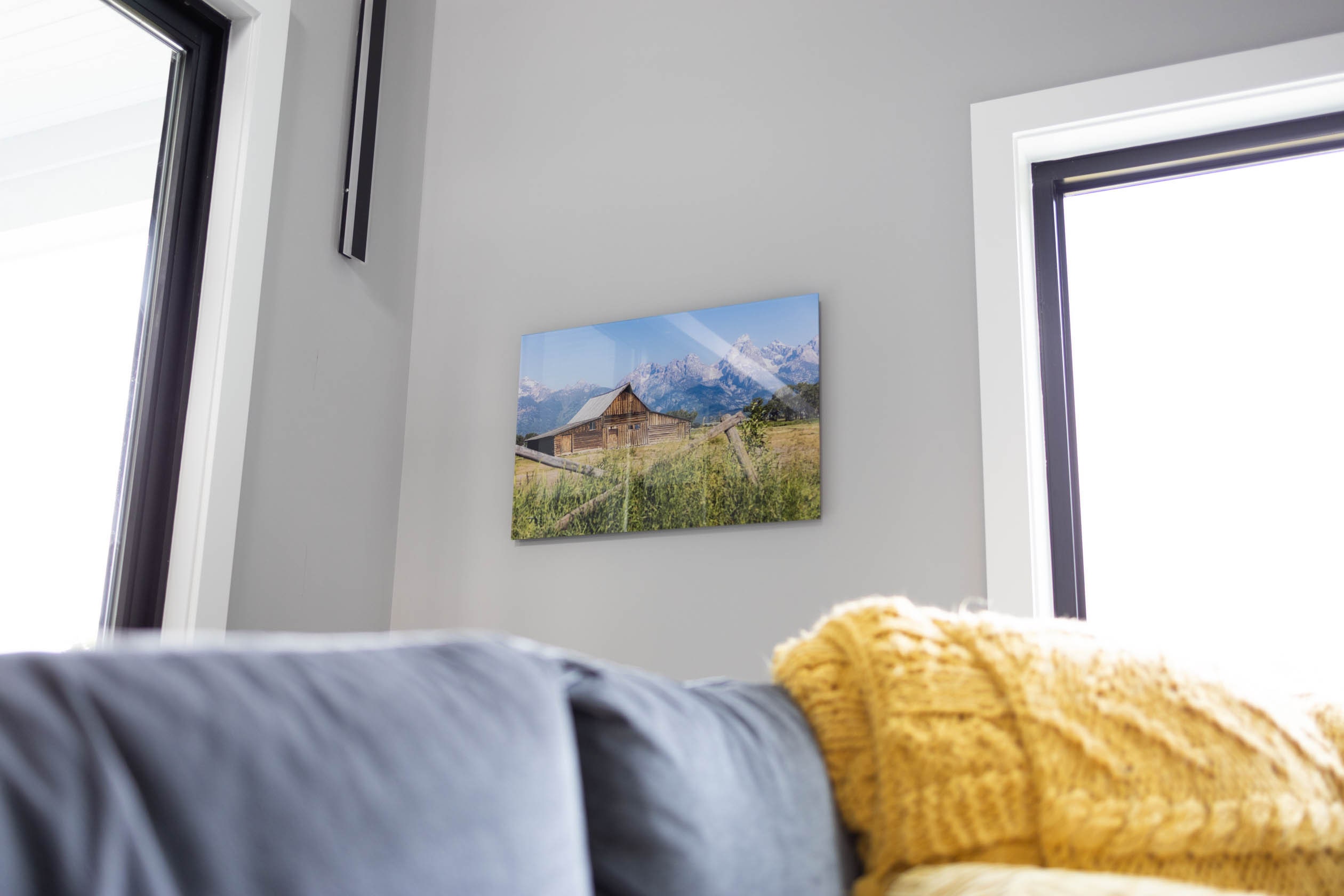 Barn on Mormon Row Metal Wall Art | Metal Print | Grand Teton Wall Art ...