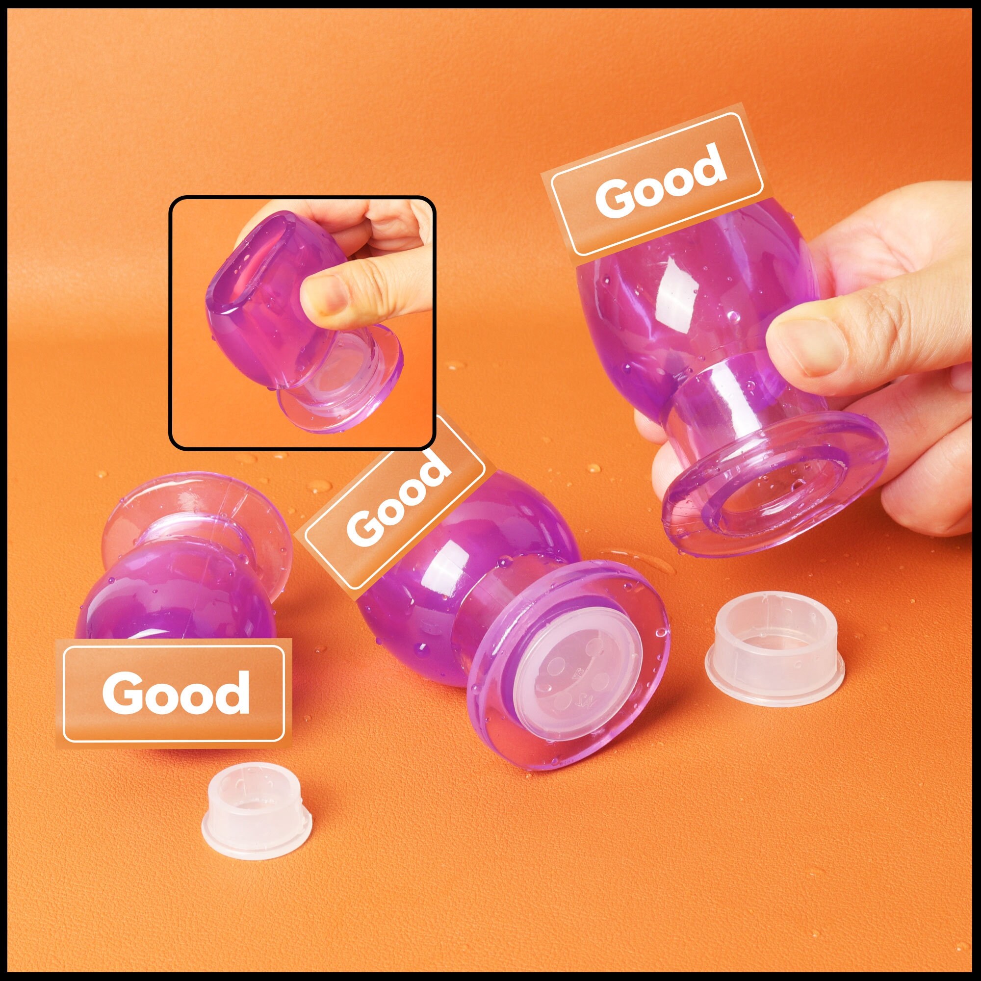 Hollow Tunnel Butt Plug With Matched Stopper Anal Plug Butt Plug Sex ...