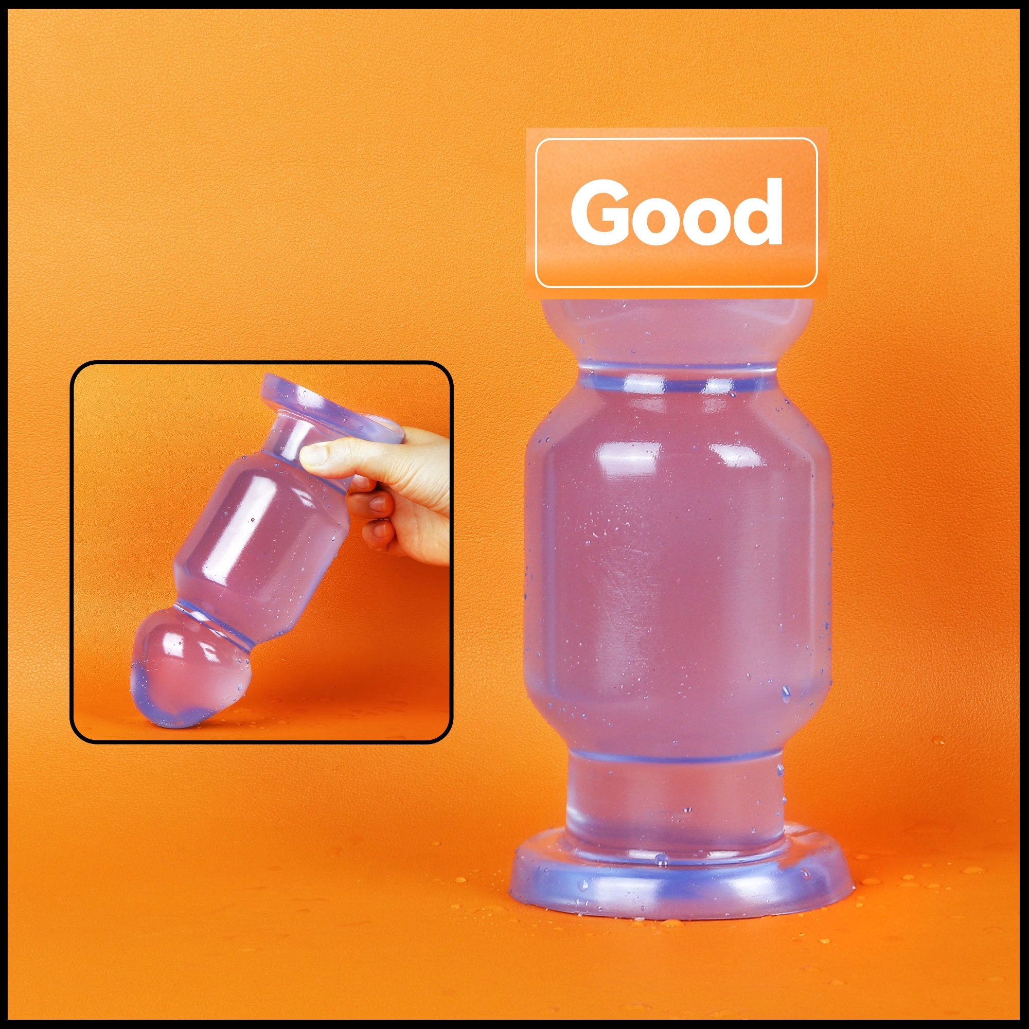 Super Big Anal Plug, Clear Butt Plug, Anal Training Plug, Gift for Her ...