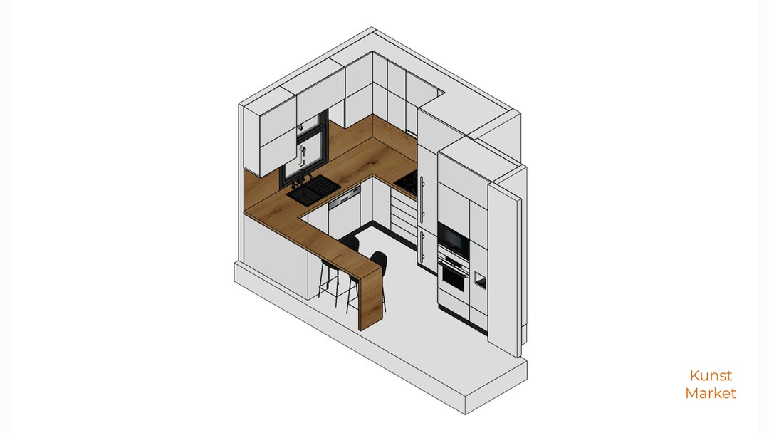 Architecture｜custom Kitchen Design Eco-friendly U-L-I Shaped or Island ...