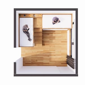 Twin XL Double Bunk Bed DIY Build Plans With Stairs (digital Design) - Etsy