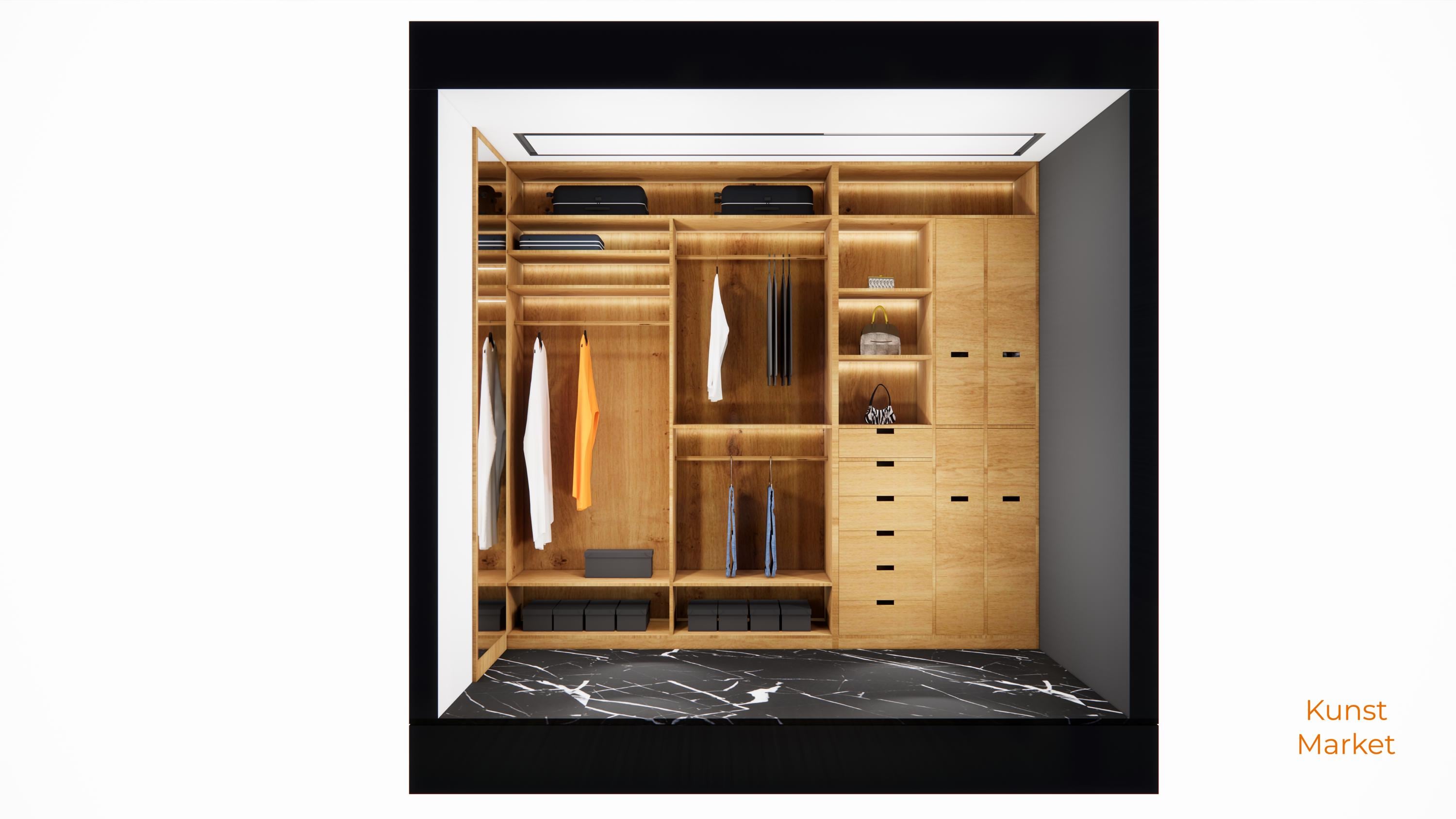 Architecture｜custom Walk-in Closet Design Package - DIY Build Plans - Etsy