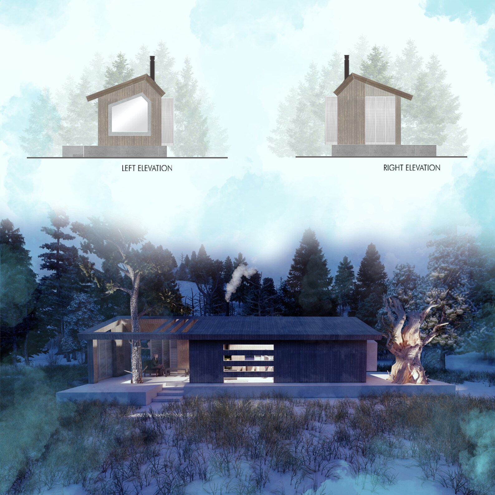 Custom Tiny House Design Cabin Z , Tiny House, Flexibility, Mobility ...